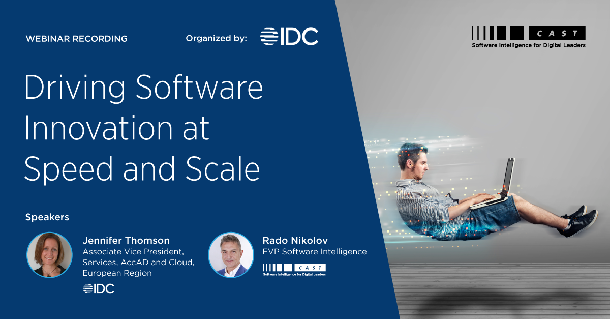 Driving Software Innovation at Speed and Scale - Webinar