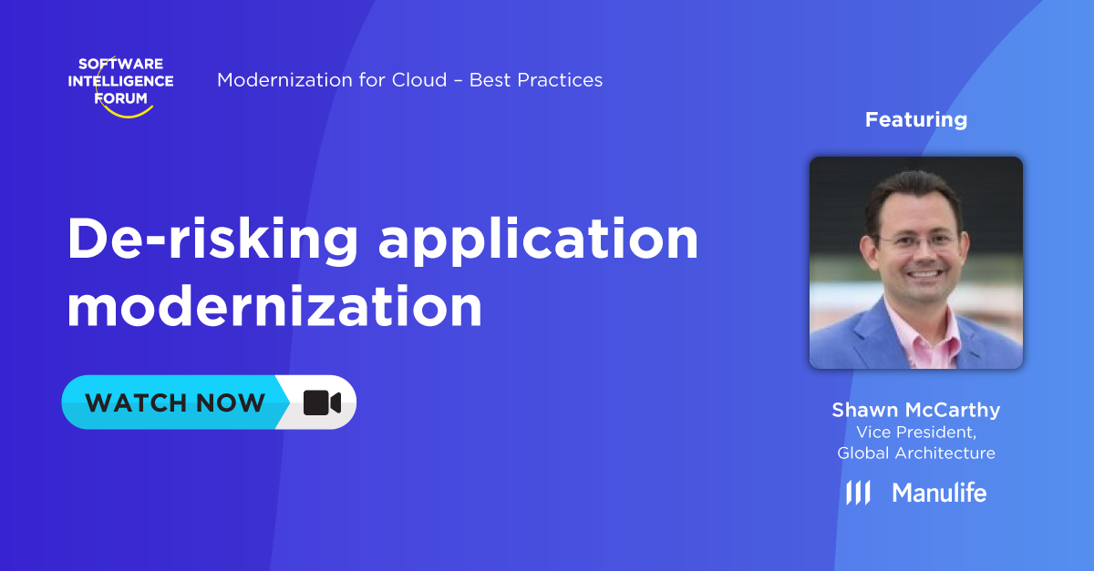 De-risking application modernization