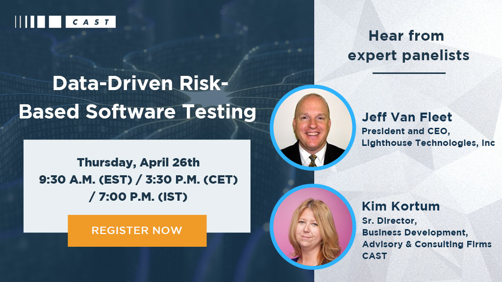 Data-Driven Risk-Based Software Testing - Webinar Data-Driven Risk-Based Software Testing - Webinar