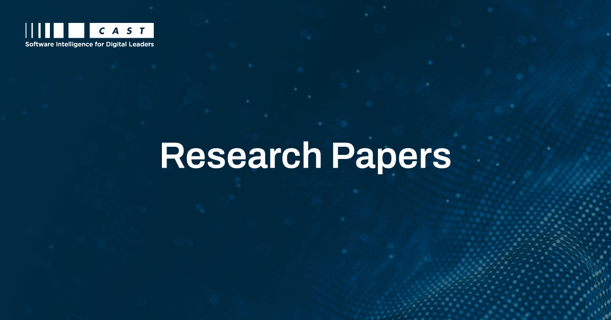 Resources - Research Papers | CAST