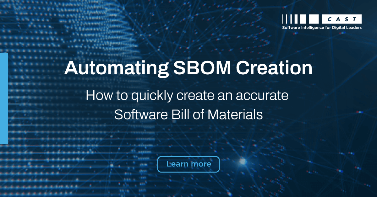 Software Bill Of Materials Sbom